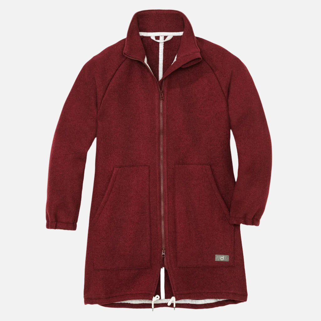 Helanca dama Engel din lana merinos organica și matase naturala, Rosu