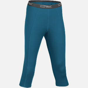 Colanti 3/4 dama Engel Sport lana merinos si matase naturala, Aqua