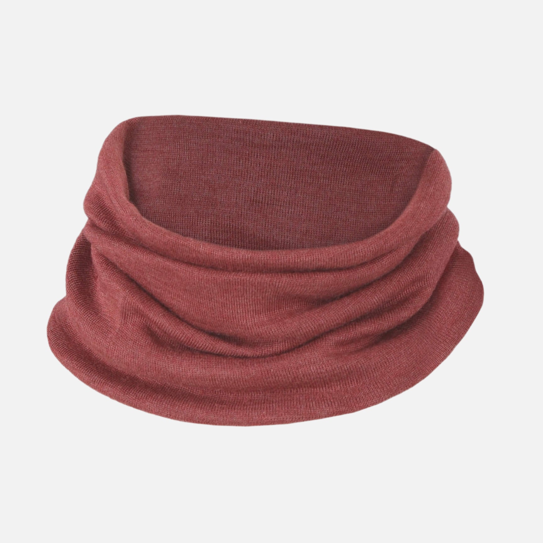 Esarfa (buff) copii Engel din lana si matase, Olive